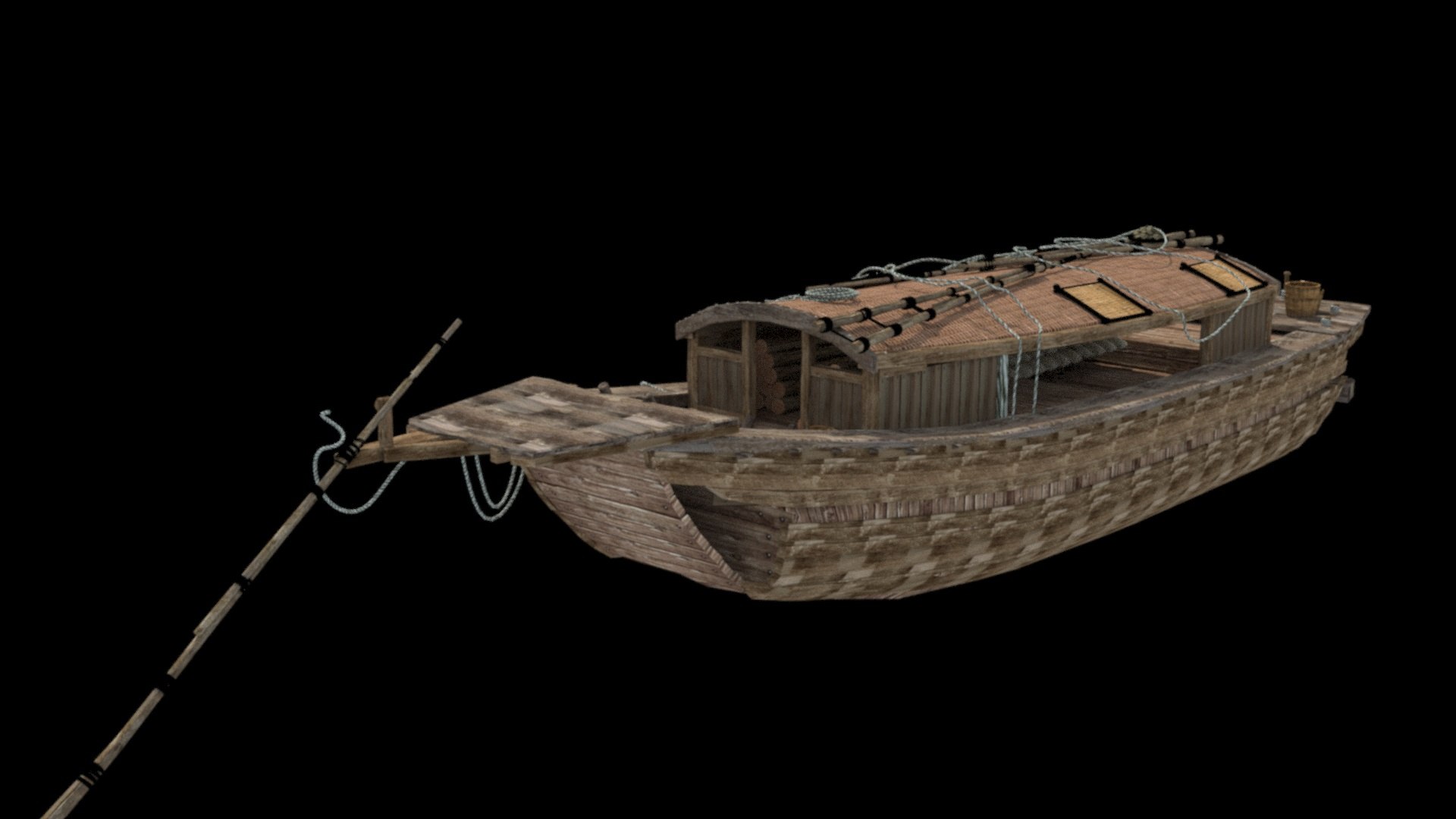 Chinese Junkfishing Boat 3D - TurboSquid 2158604