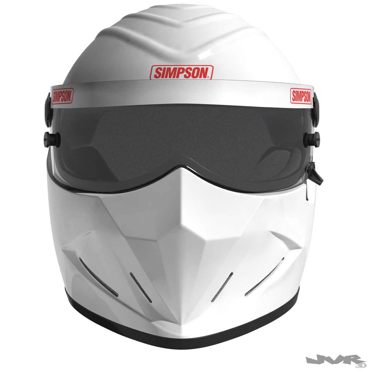 3d model simpson diamondback car helmet