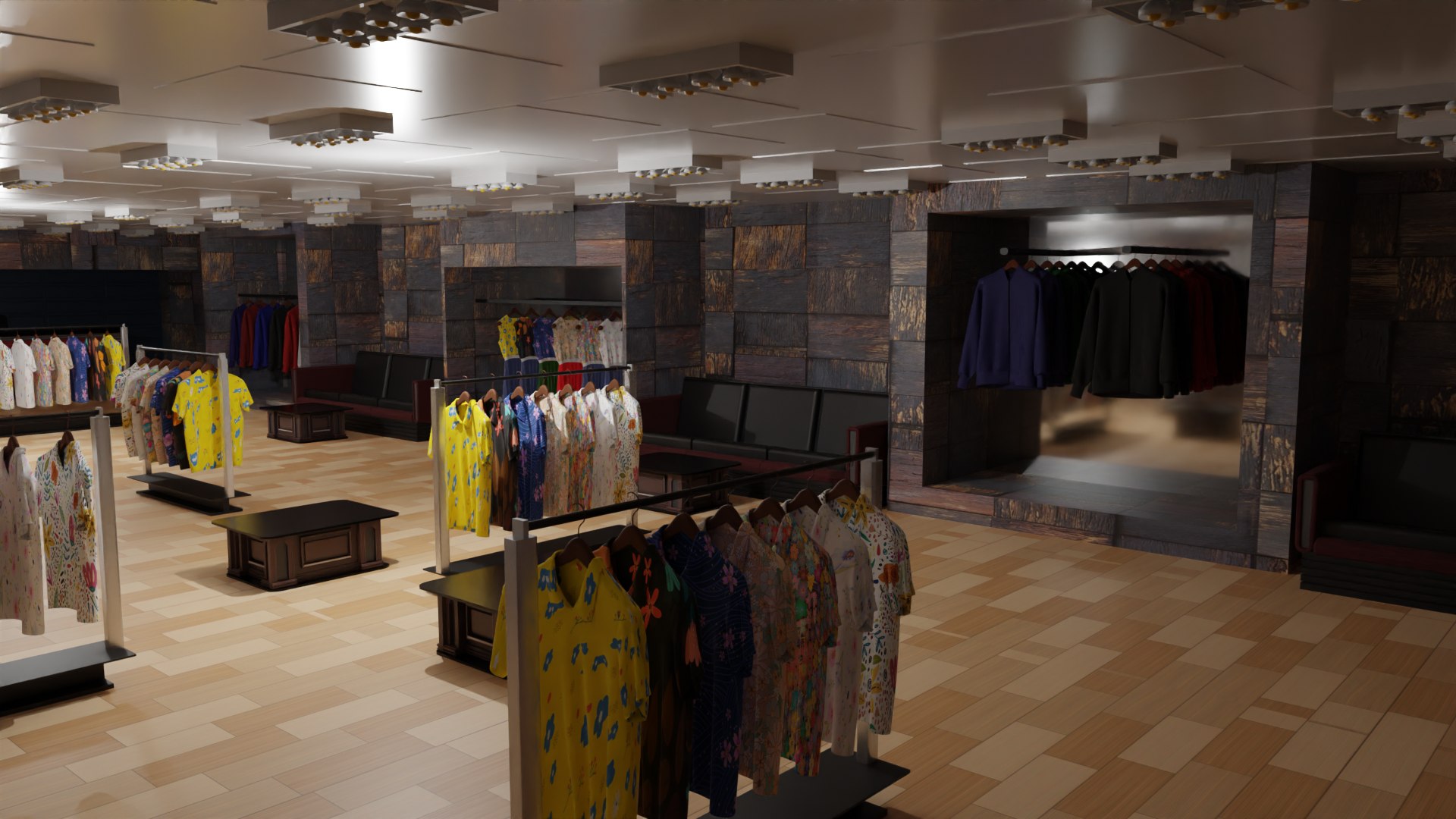 Clothing Store Interior 3D model - TurboSquid 2178909