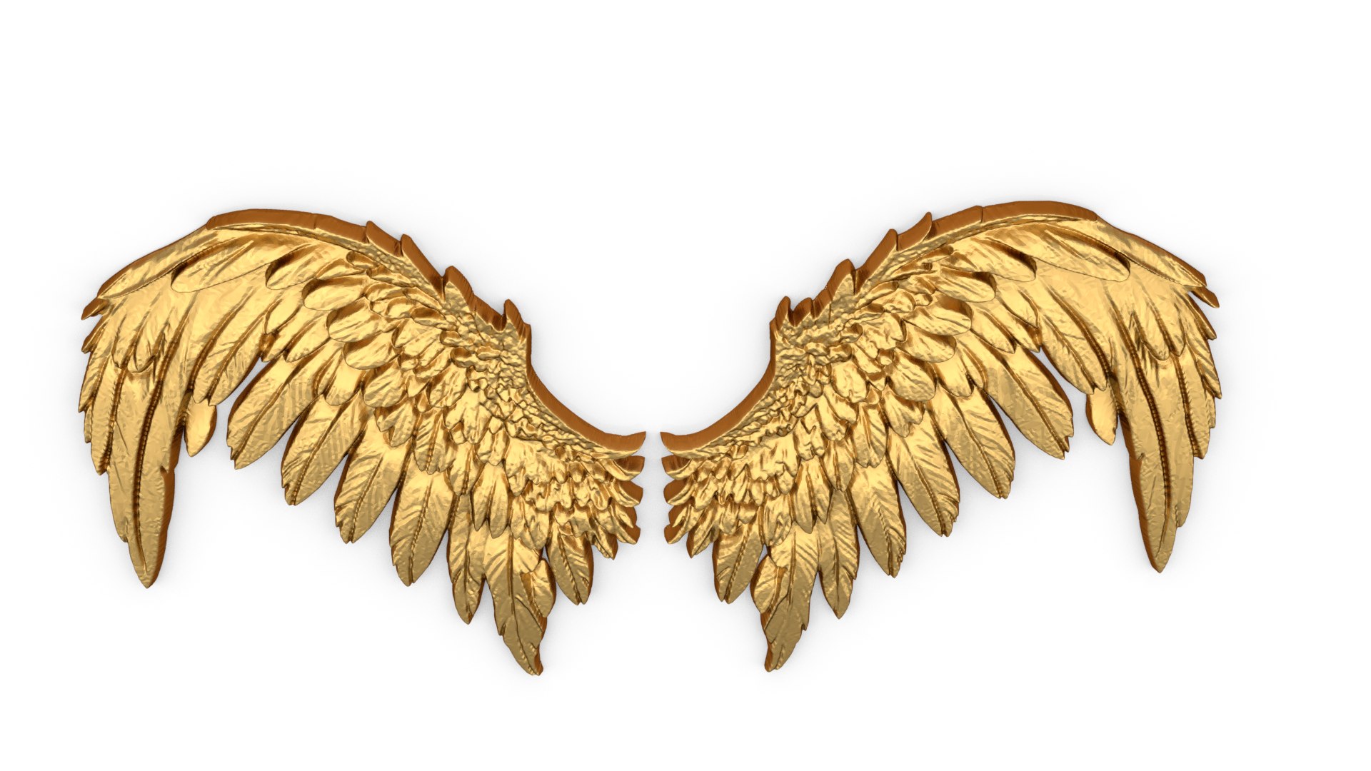 3D Wings Printable Carved Decor 09 - TurboSquid 2178270