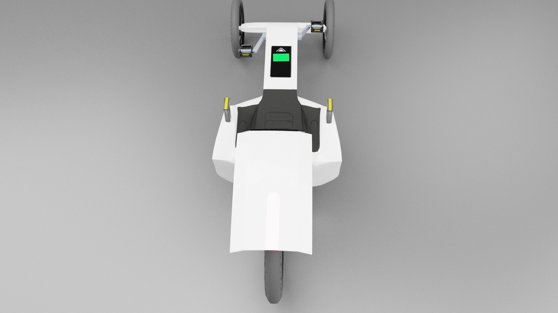 White Electric Trike Bike Glows In The Dark 3D - TurboSquid 1750080