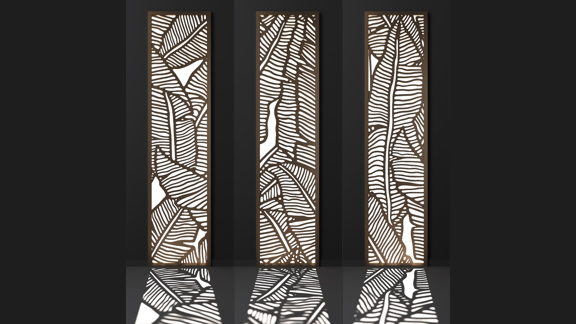 3D Decorative panel set 85 with seamless pattern - TurboSquid 1830152