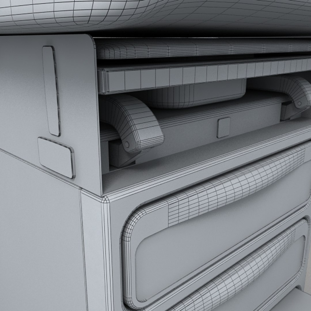 Exam Table 3d Model