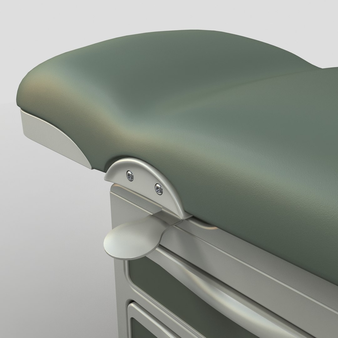 Exam Table 3d Model