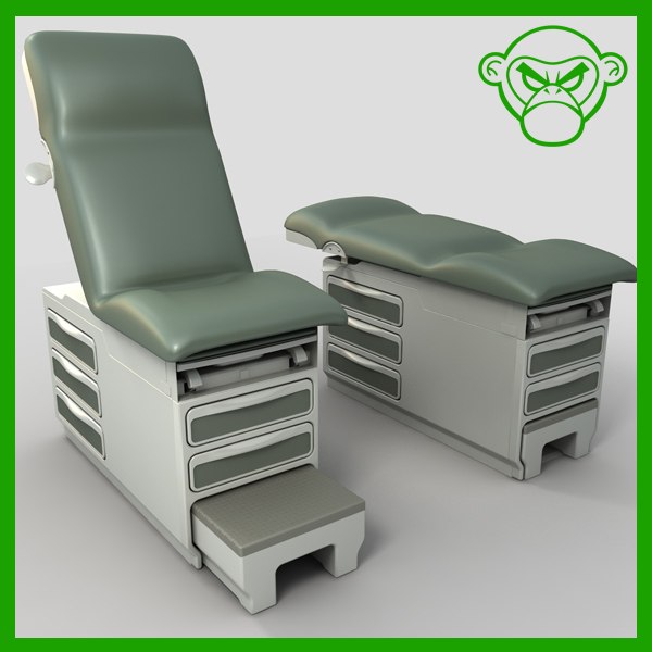 exam table 3d model