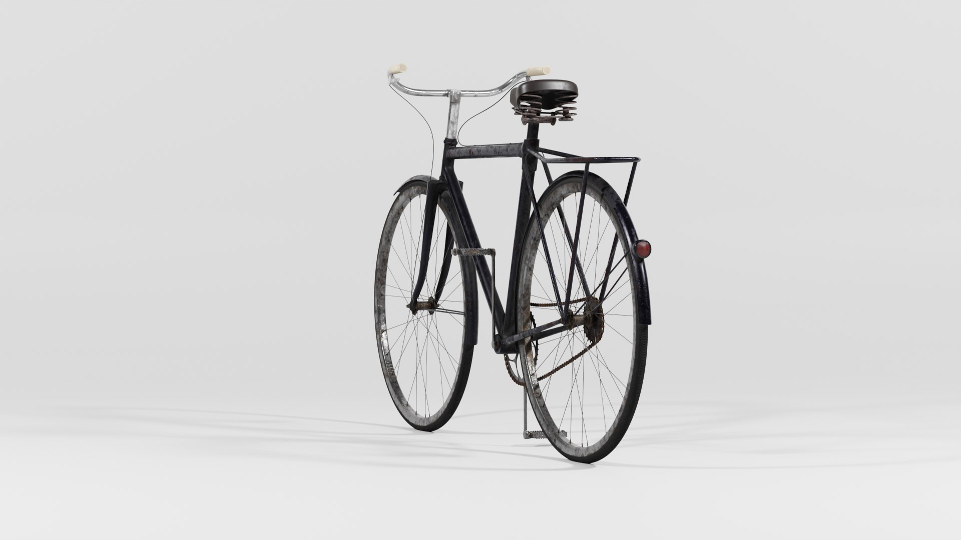 3D Old Rusty Bike Model - TurboSquid 2038567