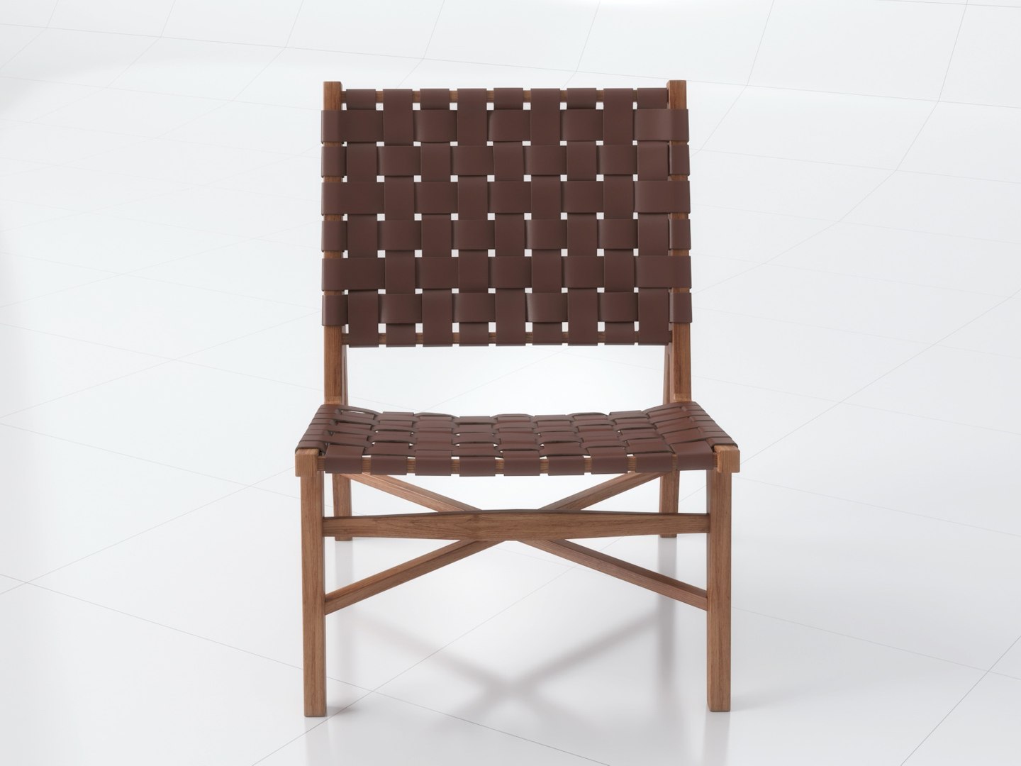 3D model taj leather strap chair - TurboSquid 1512181