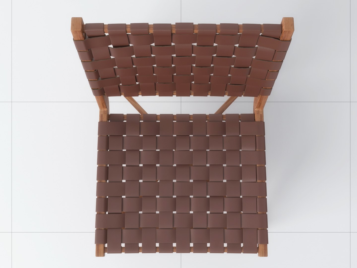 3D model taj leather strap chair - TurboSquid 1512181