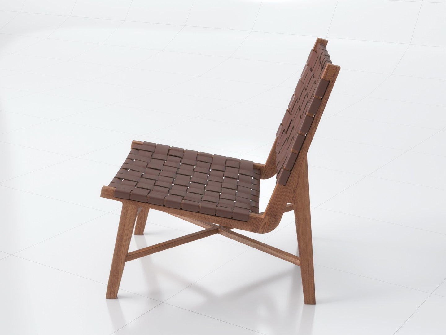 3D model taj leather strap chair - TurboSquid 1512181