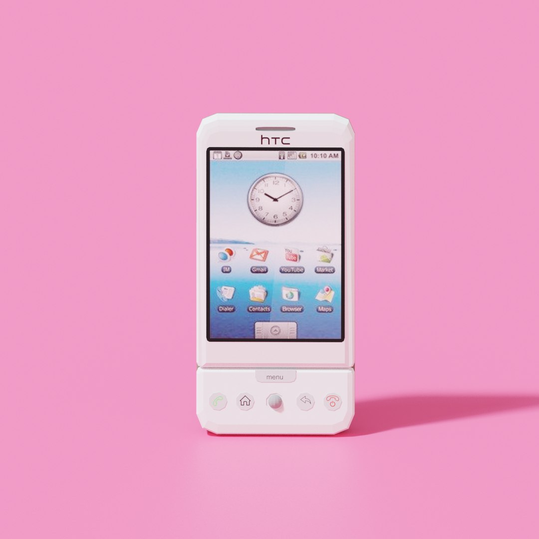 3D Htc Dream Mobile Phone - TurboSquid 1554329