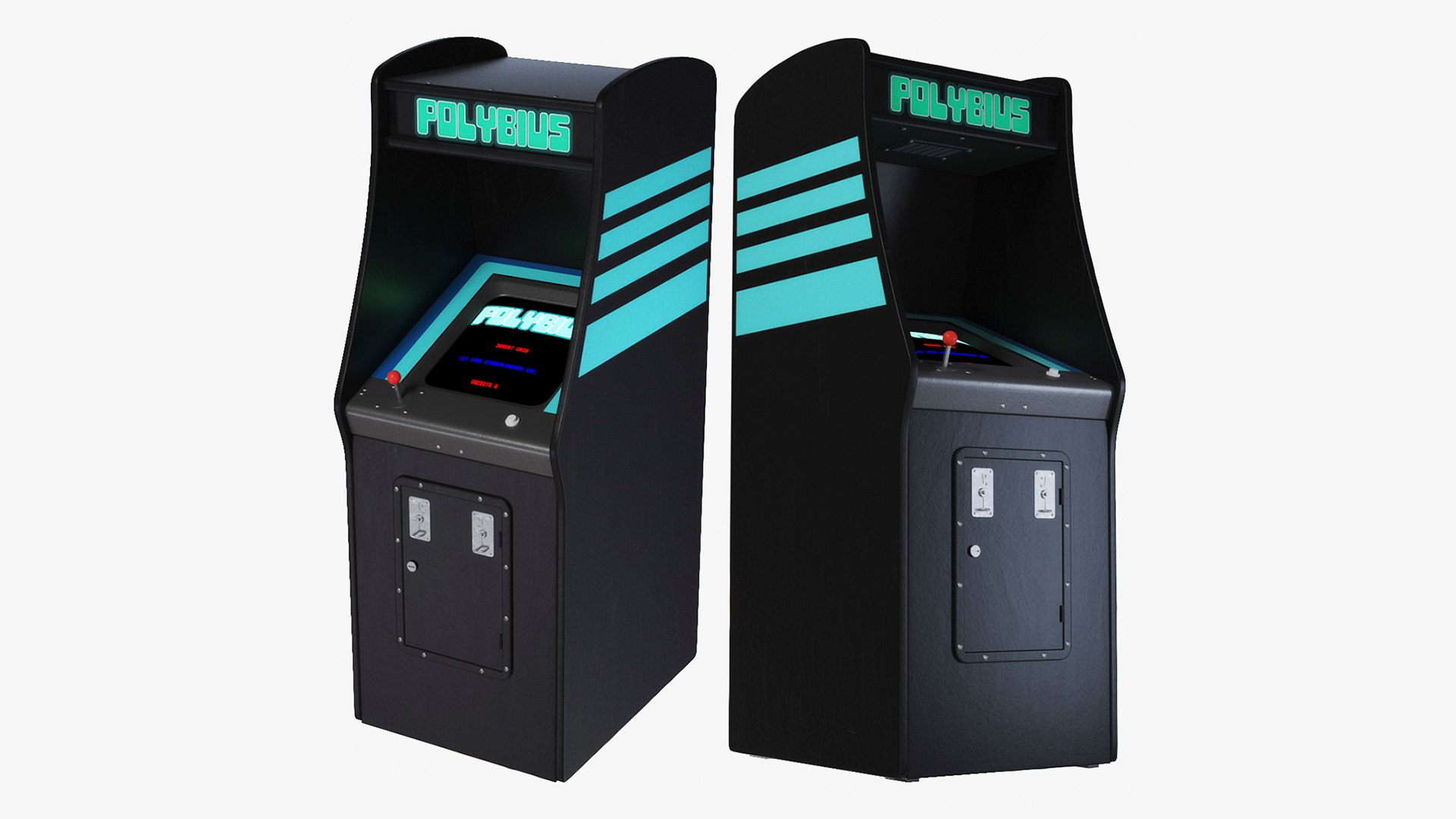 3D Polybius arcade game model - TurboSquid 2124107