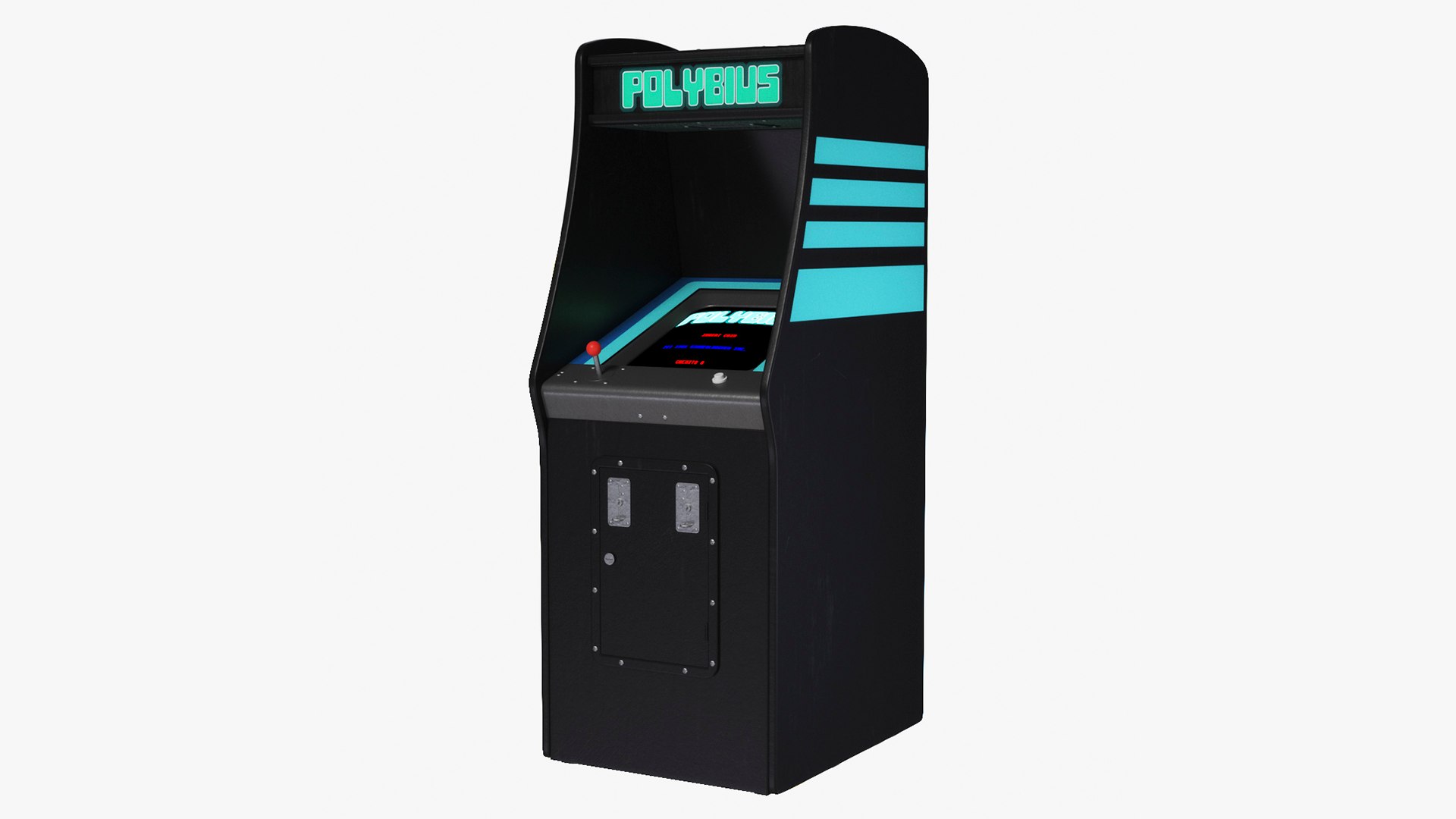 3D Polybius arcade game model - TurboSquid 2124107
