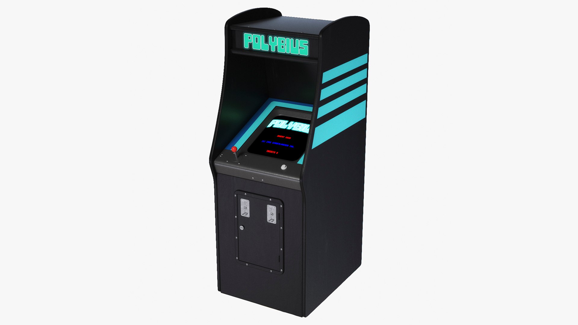 3D Polybius arcade game model - TurboSquid 2124107