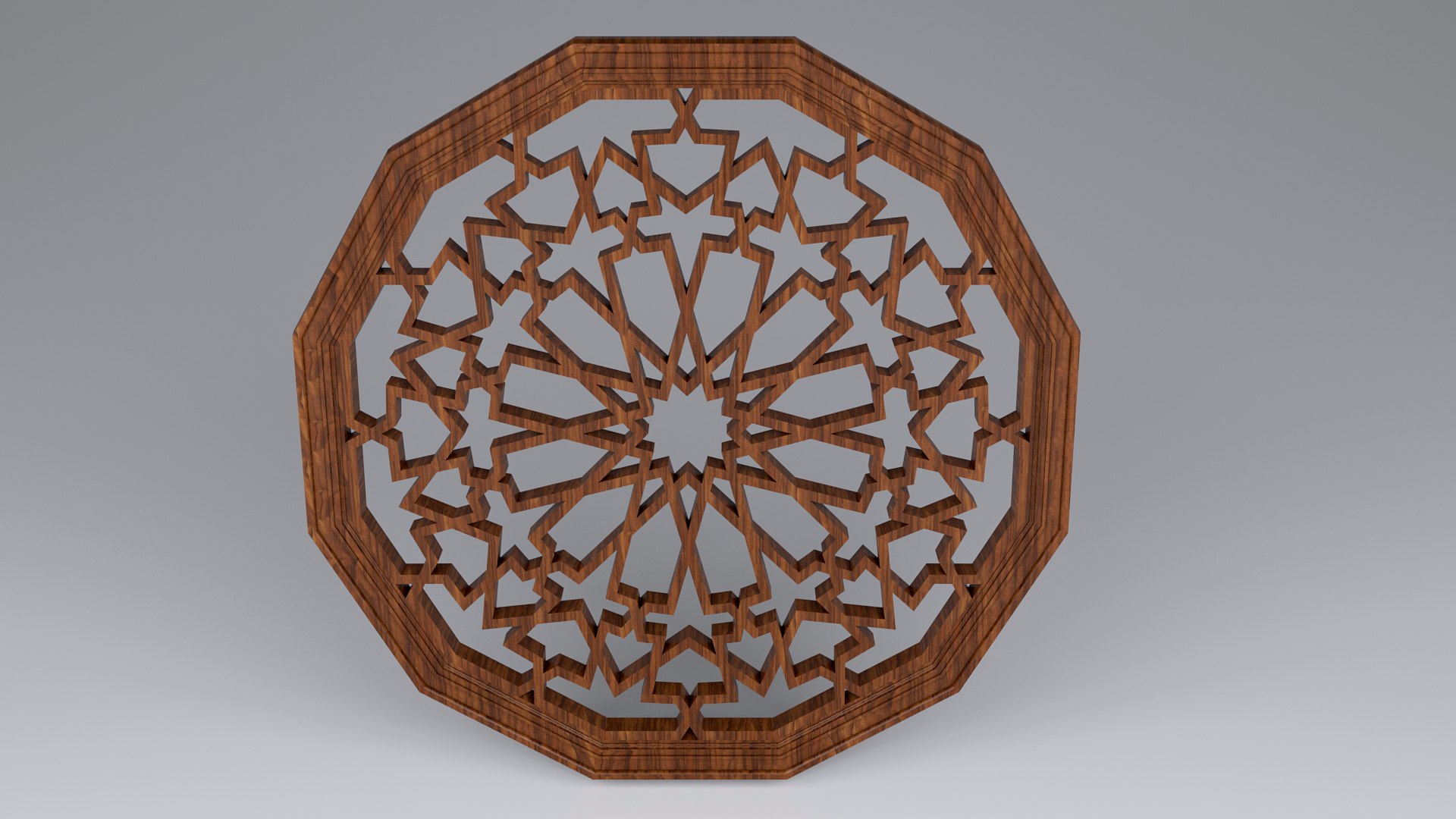 3D Islamic Decor Window Trim 3 Model - TurboSquid 1760266