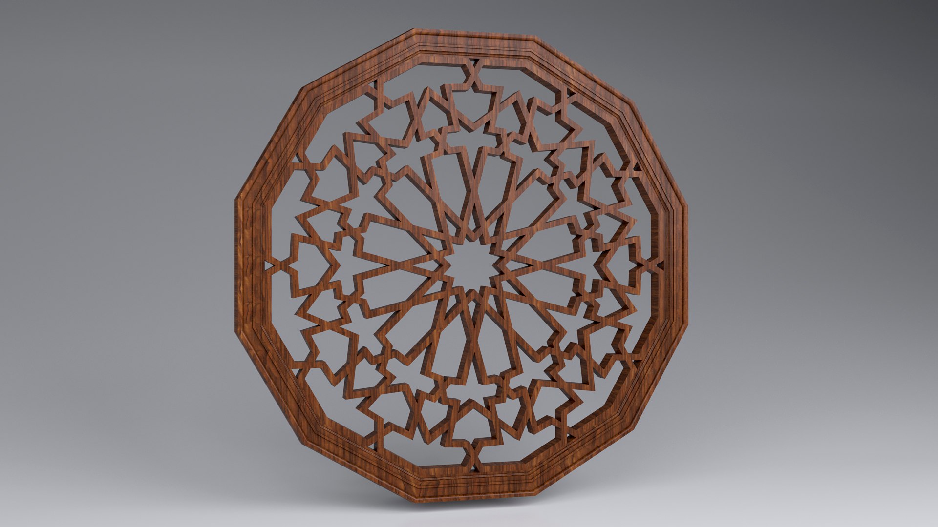 3D Islamic Decor Window Trim 3 Model - TurboSquid 1760266