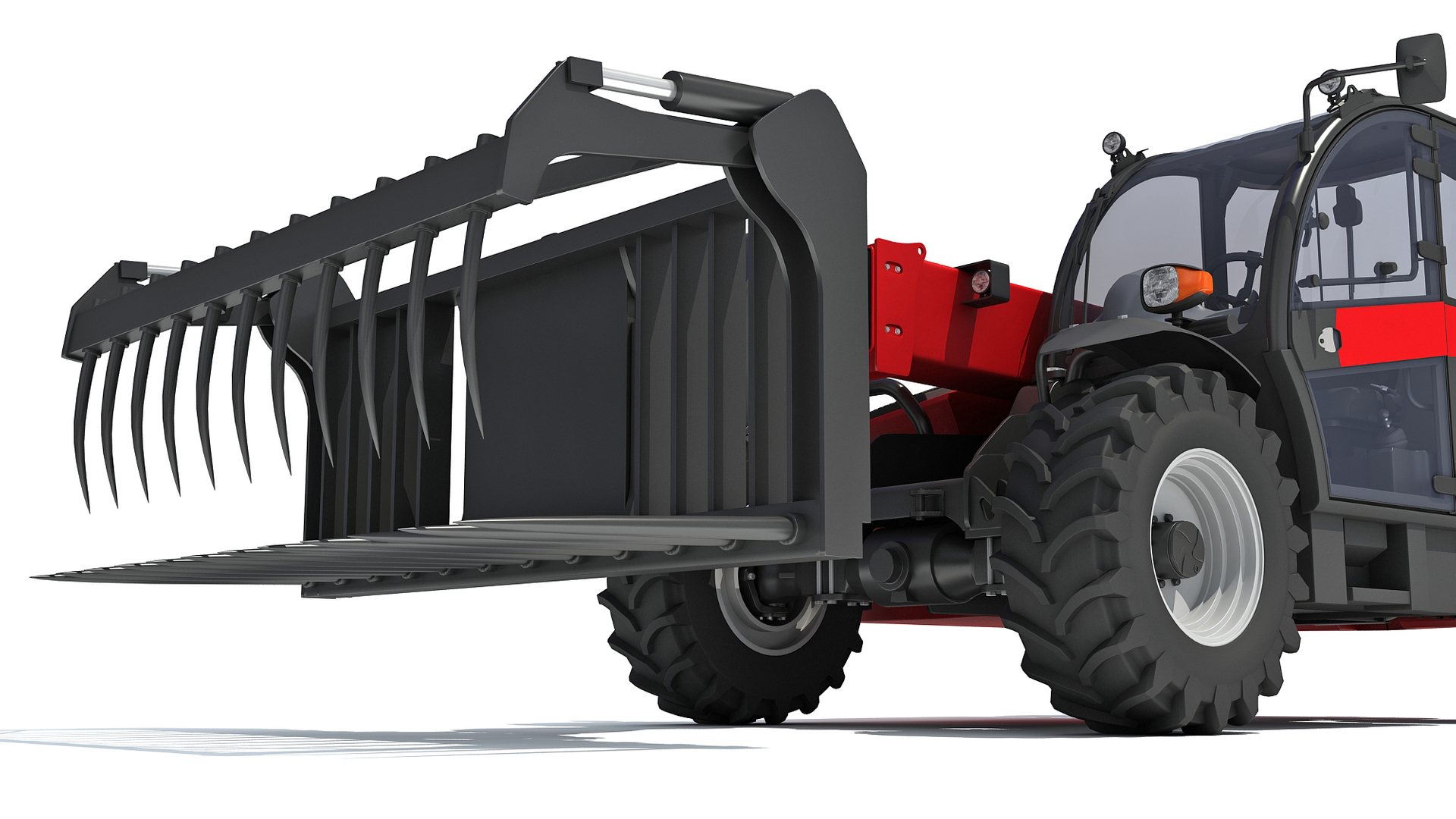 3D model telehandler forklift handler - TurboSquid 1690047