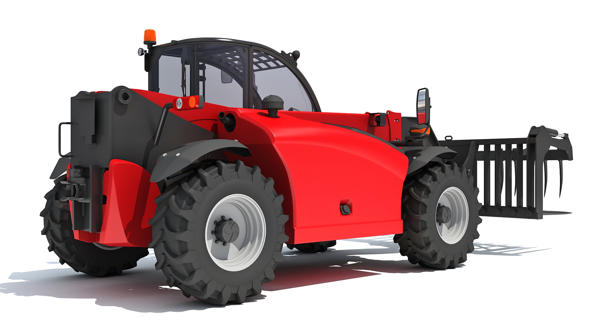 3D model telehandler forklift handler - TurboSquid 1690047