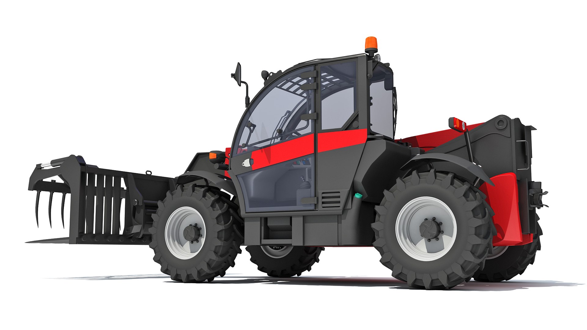 3D Model Telehandler Forklift Handler - TurboSquid 1690047