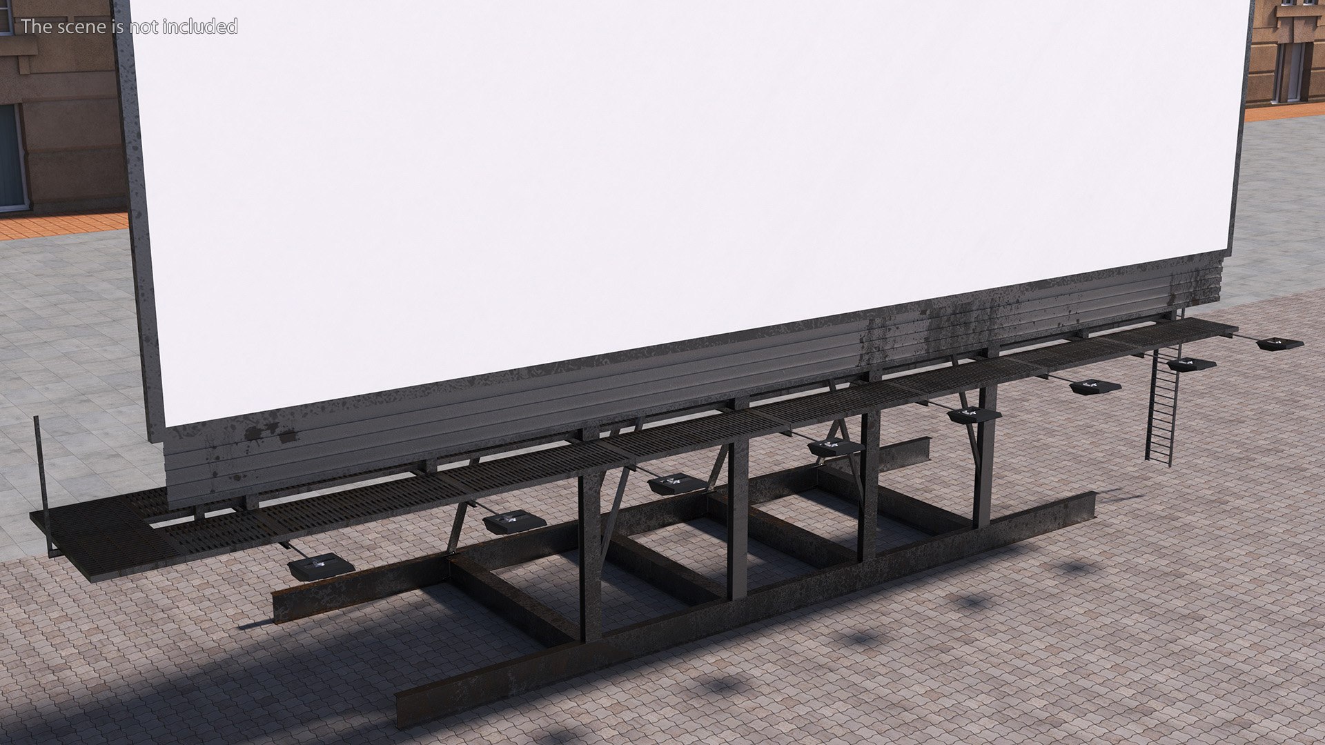 Outdoor Advertising Billboard Model - TurboSquid 2230266