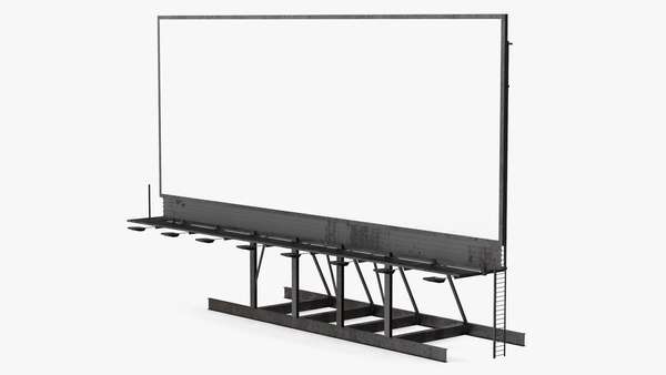 modelo 3d Cartelera publicitaria al aire libre - TurboSquid 2230266