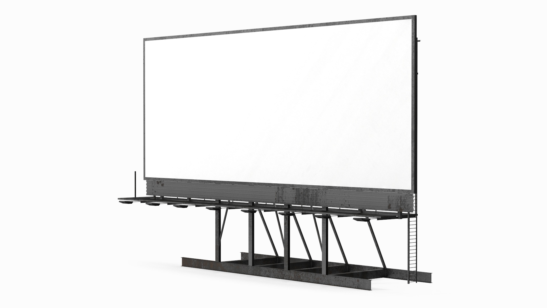 Outdoor Advertising Billboard Model - TurboSquid 2230266