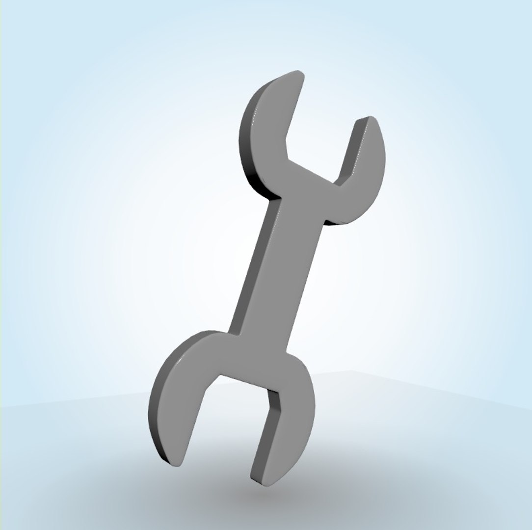 Spanner 3D Model - TurboSquid 1883868