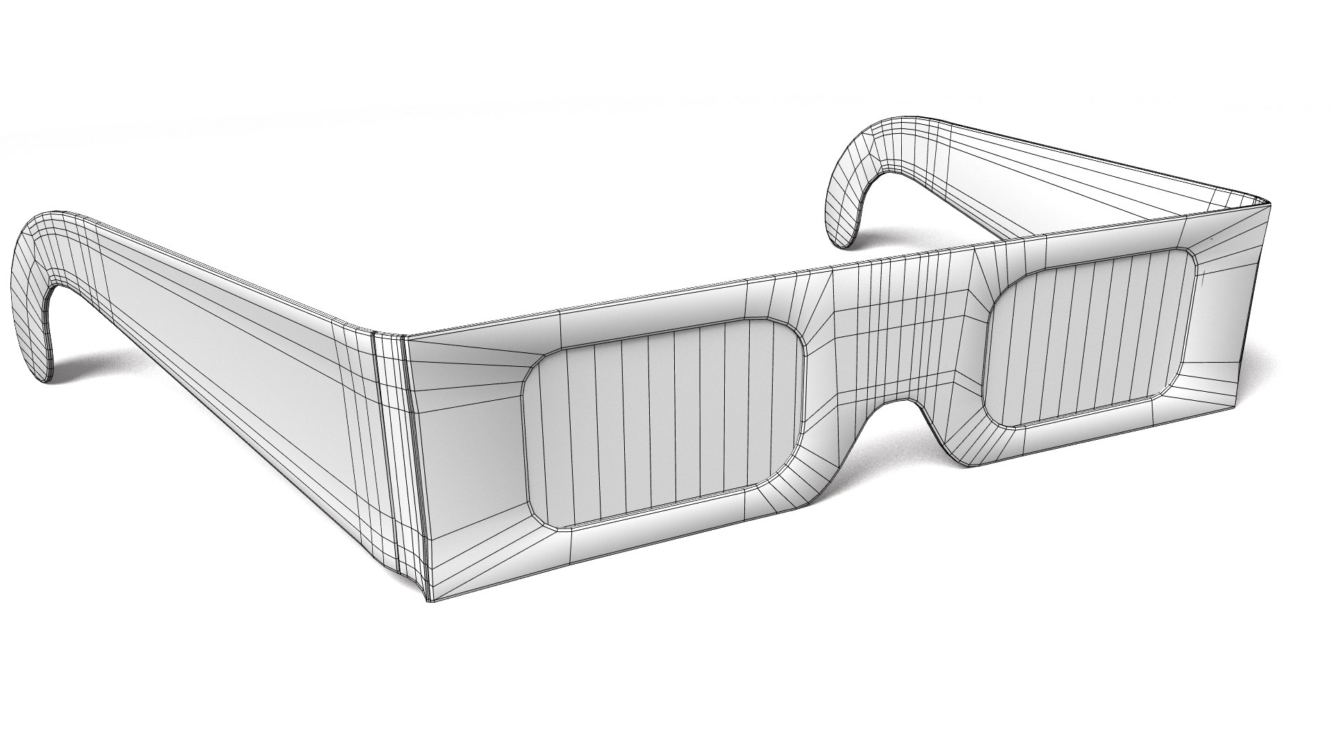 Solar Eclipse Glasses 3d Turbosquid 2209054