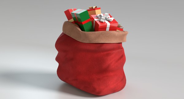 Santa s bag 3D - TurboSquid 1338712