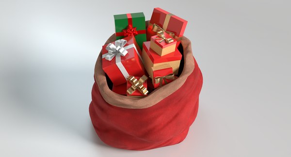 Santa s bag 3D - TurboSquid 1338712