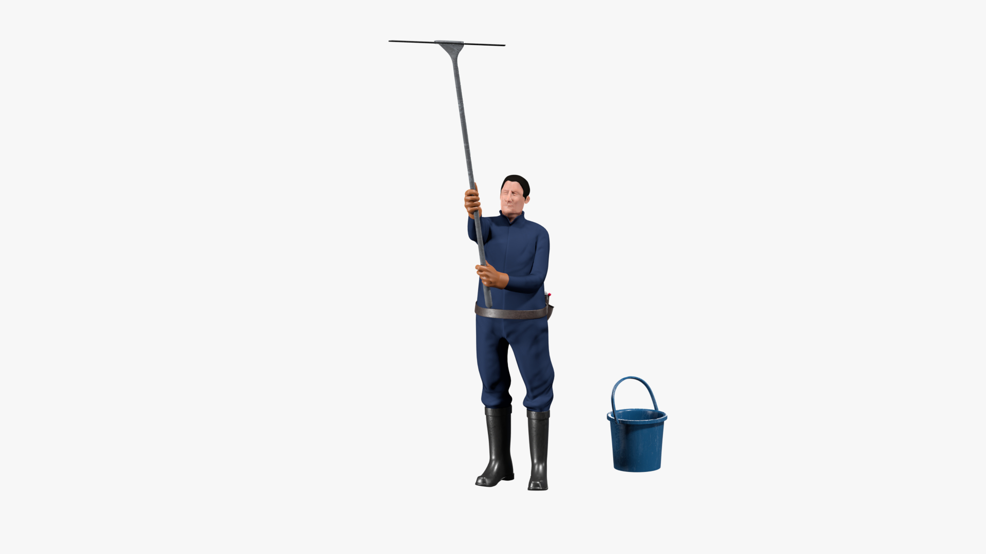 Mop Squeegee Vacuum 3D - TurboSquid 1701383