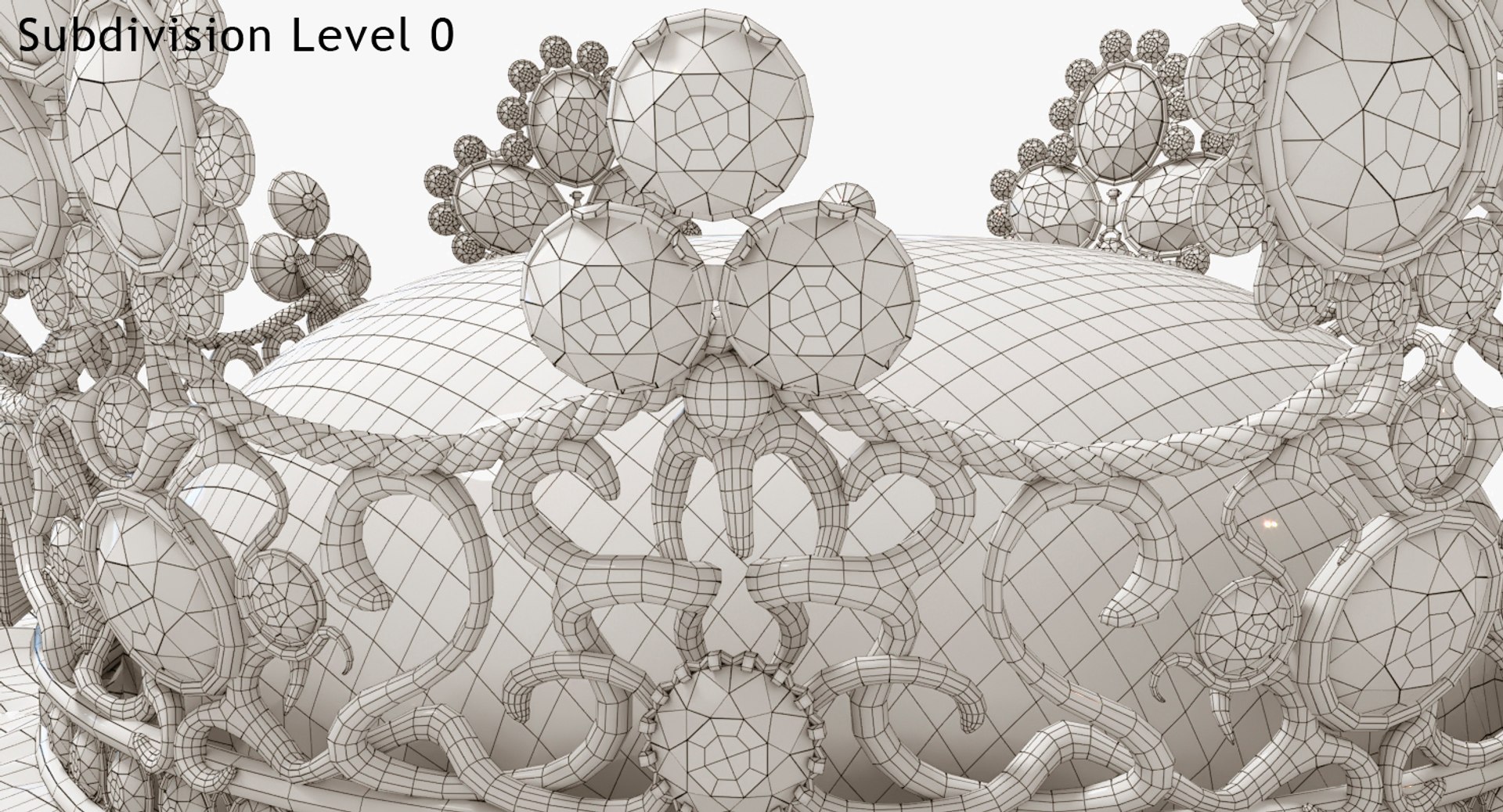 3D antique crown - TurboSquid 1149992