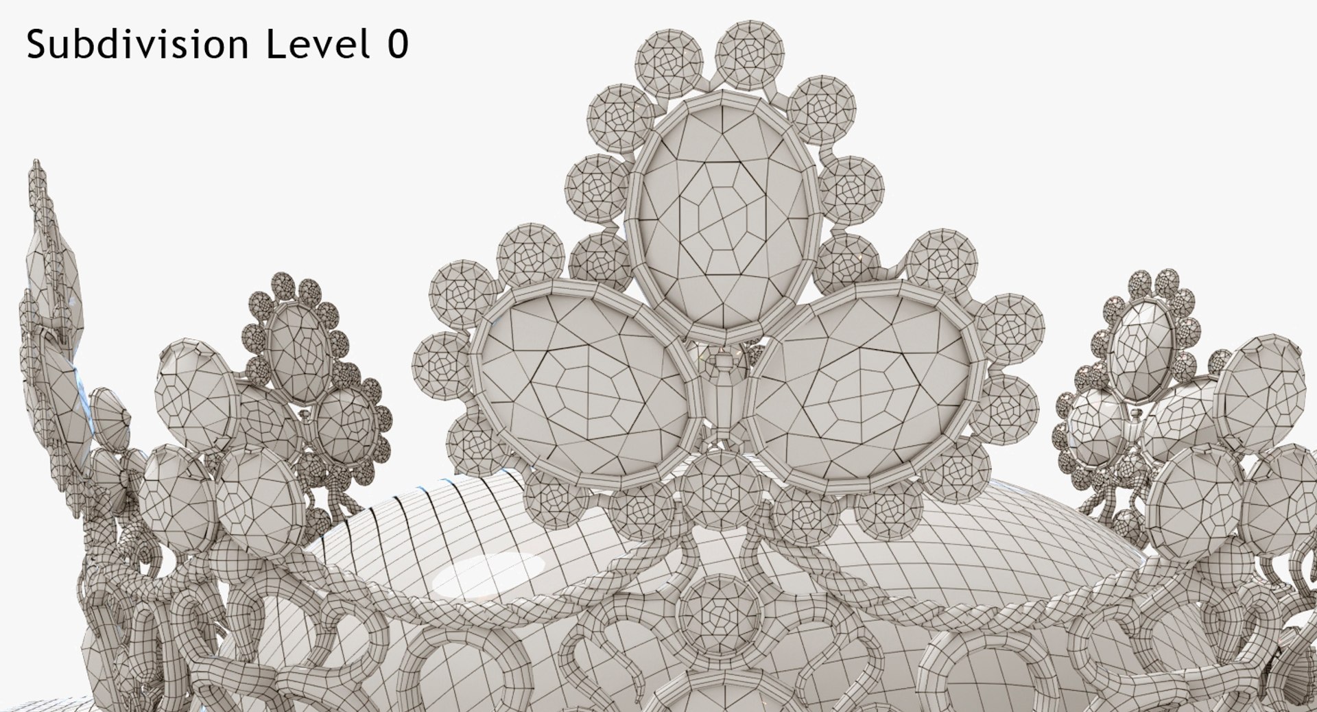 3D Antique Crown - TurboSquid 1149992