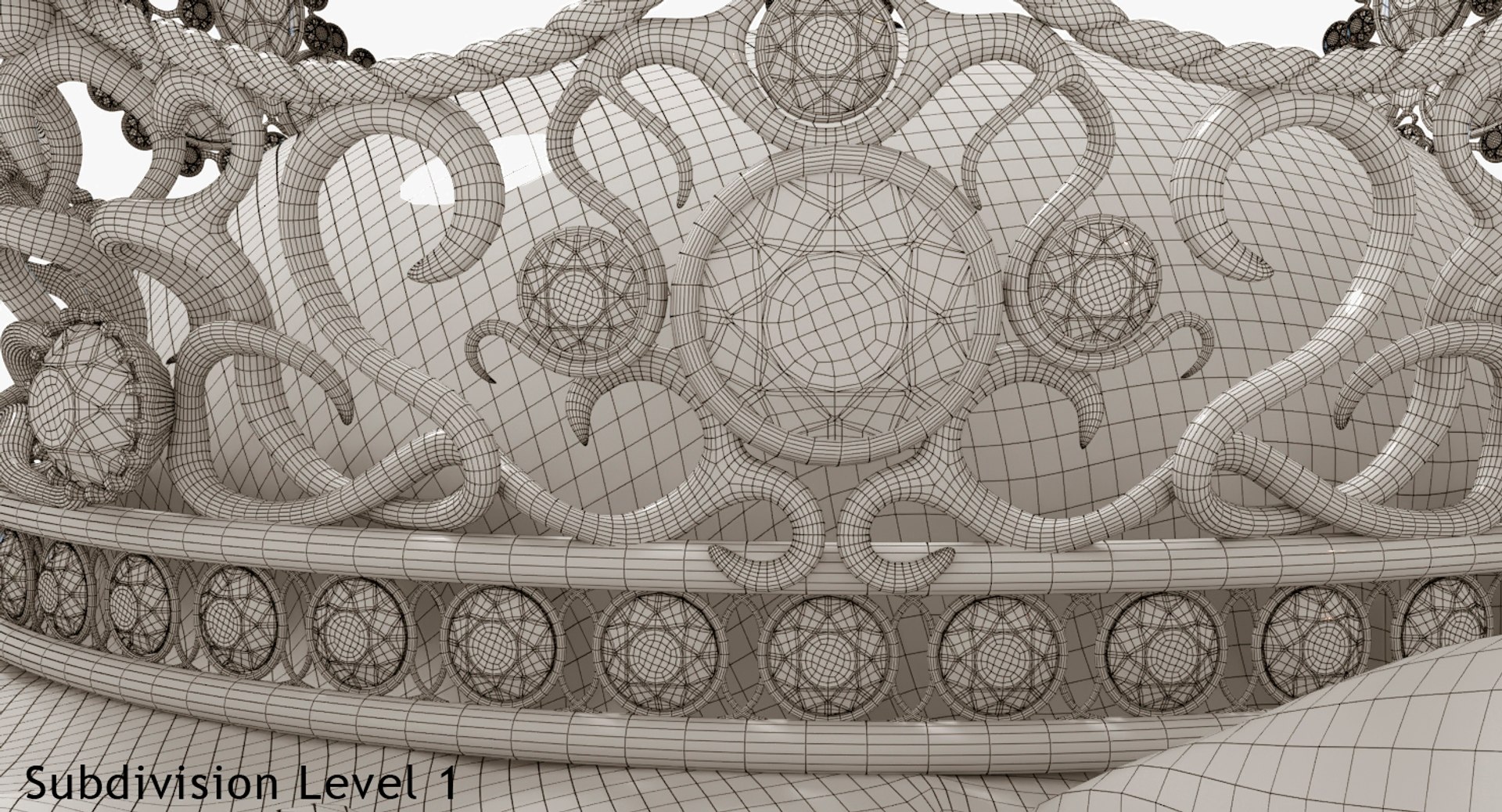 3D Antique Crown - TurboSquid 1149992