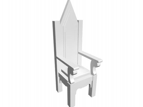 free max mode simple throne dining chair