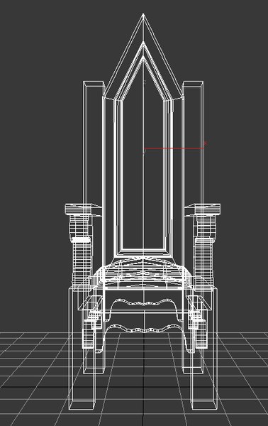 free max mode simple throne dining chair