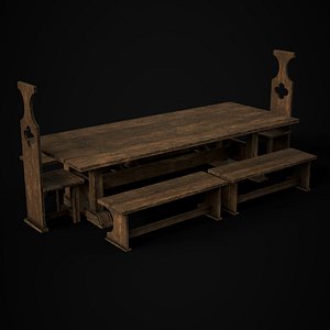 promemoria erasmo dining 3d model