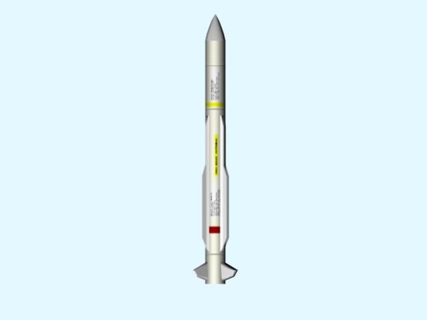 3d Rim-66 Missile Standard Model