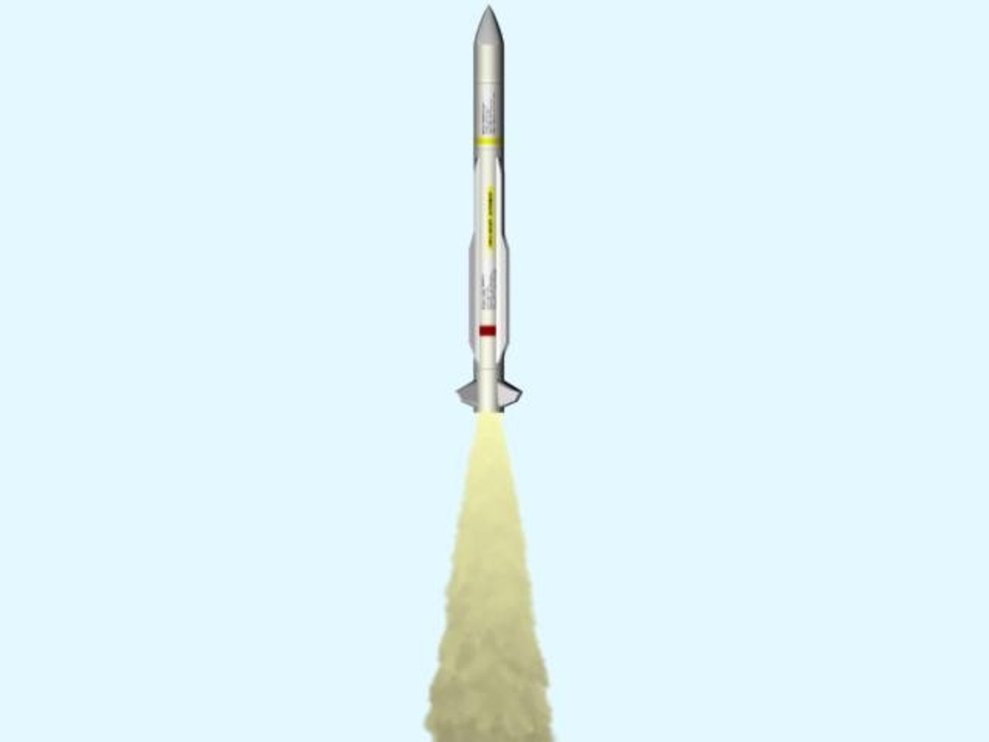 3d Rim-66 Missile Standard Model
