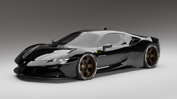 페라리 SF90 스트라달레 3D 모델 - TurboSquid 2192128