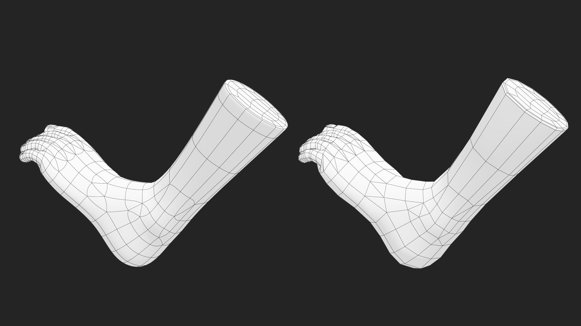 3D Female Foot In Cartoon Style Model - TurboSquid 1828301