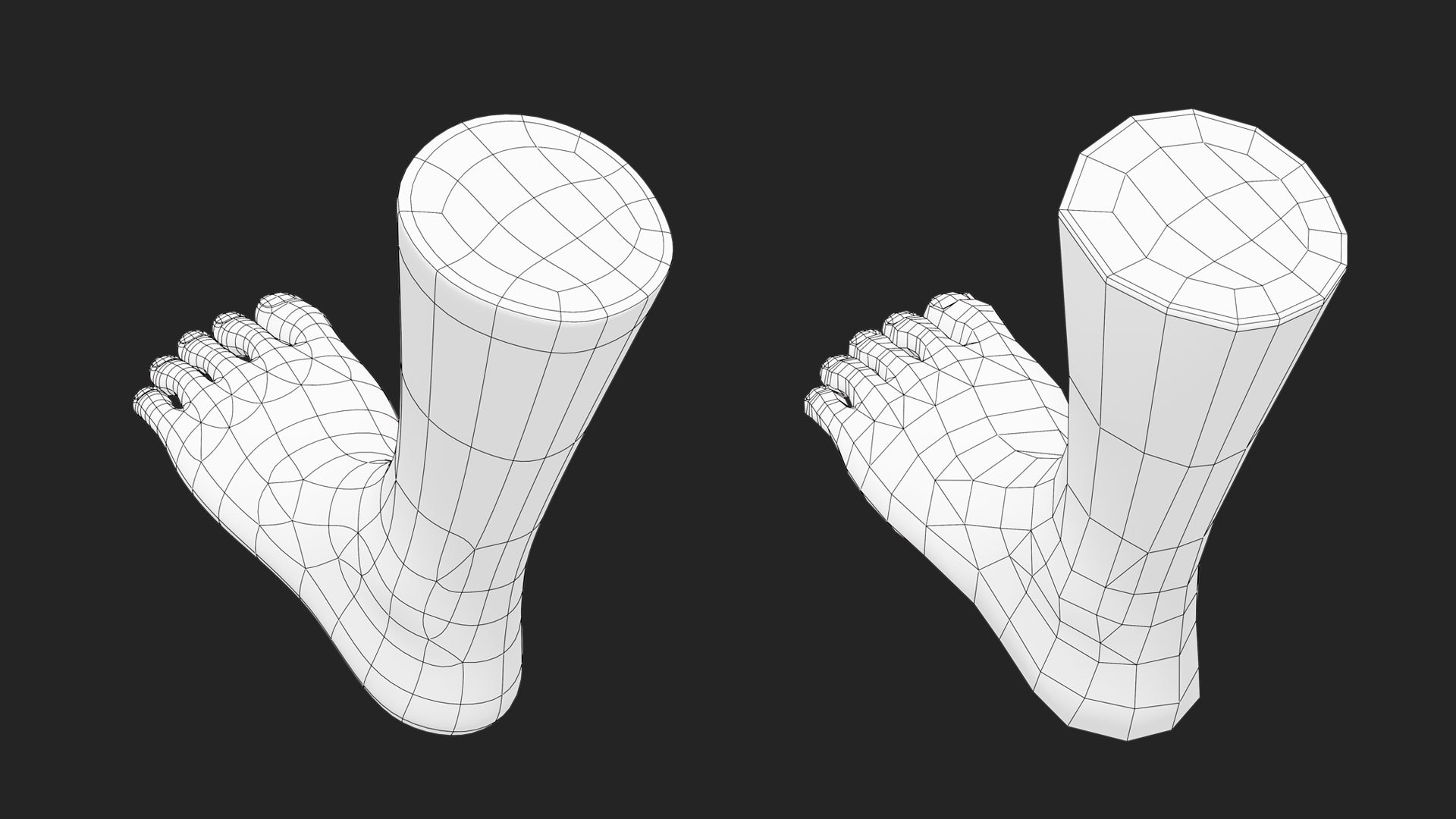 3D Female Foot In Cartoon Style Model - TurboSquid 1828301