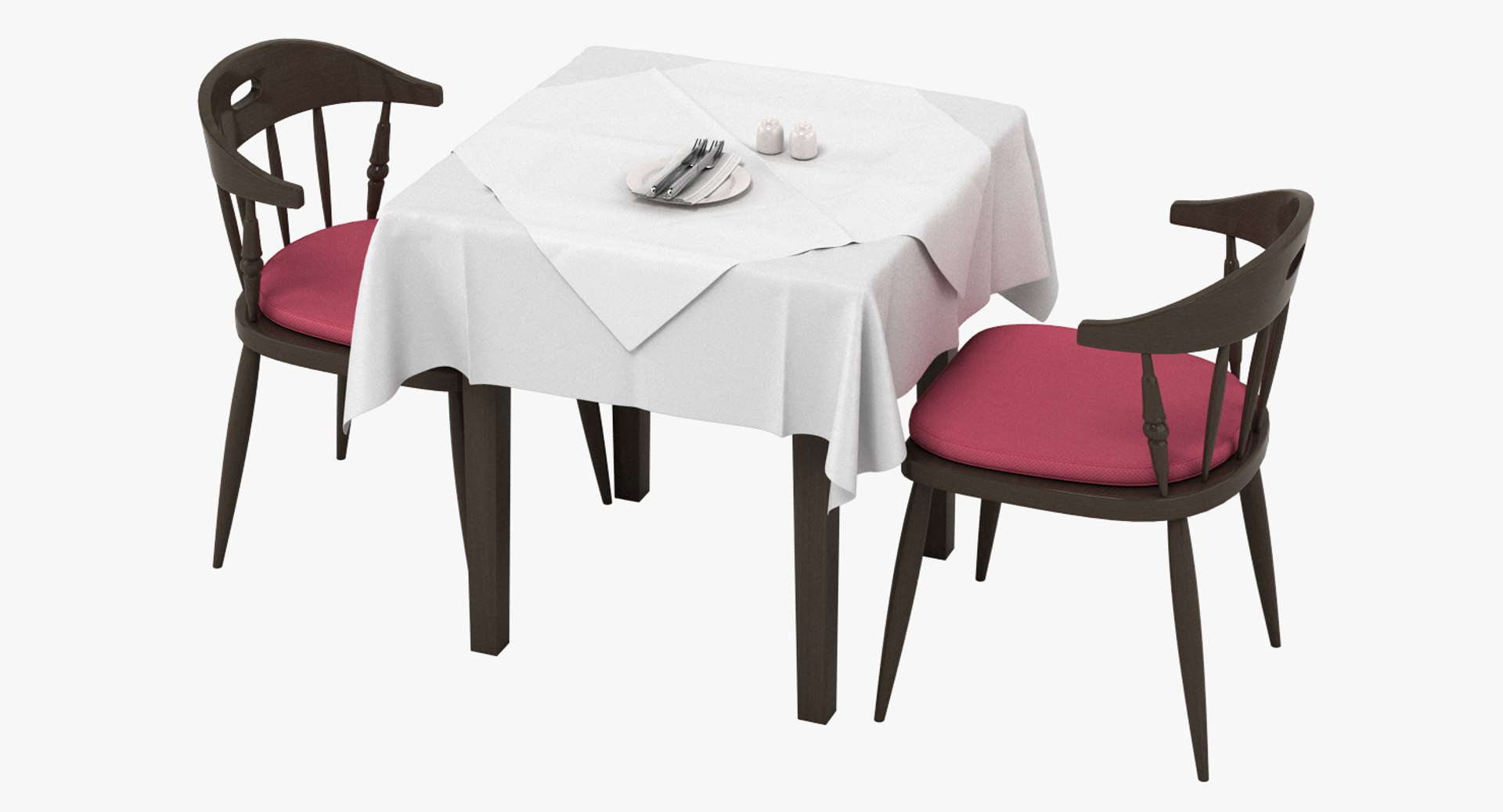 3D Model Dining Set - TurboSquid 1271750