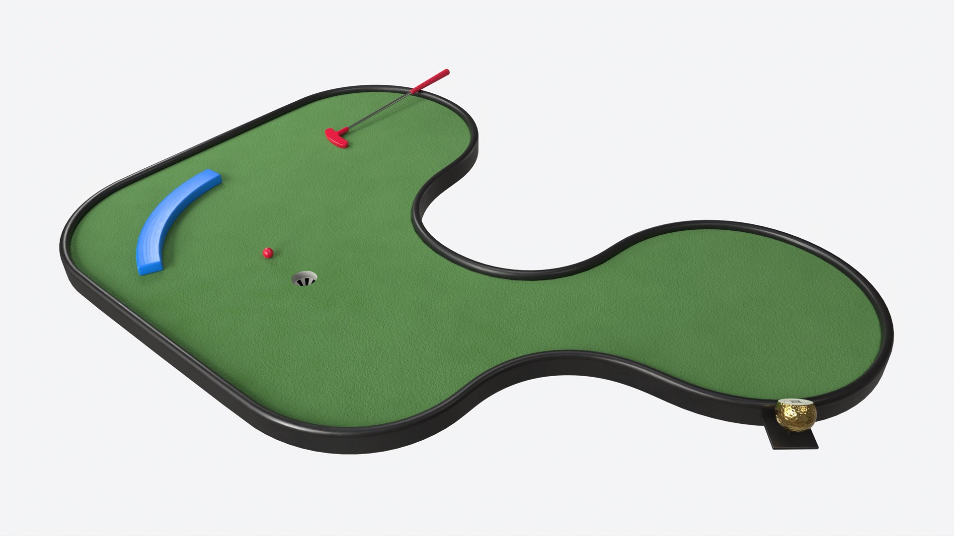 Miniature Golf Course 02 Model - TurboSquid 2114401