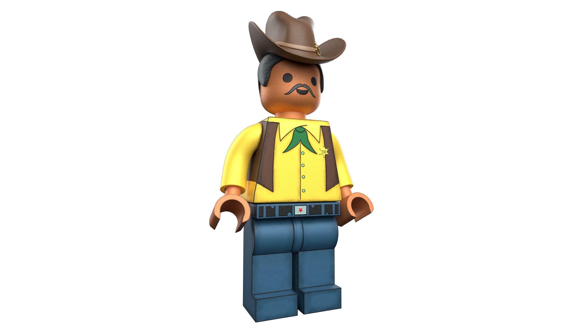 Lego Cowboy Family Model - TurboSquid 2386170