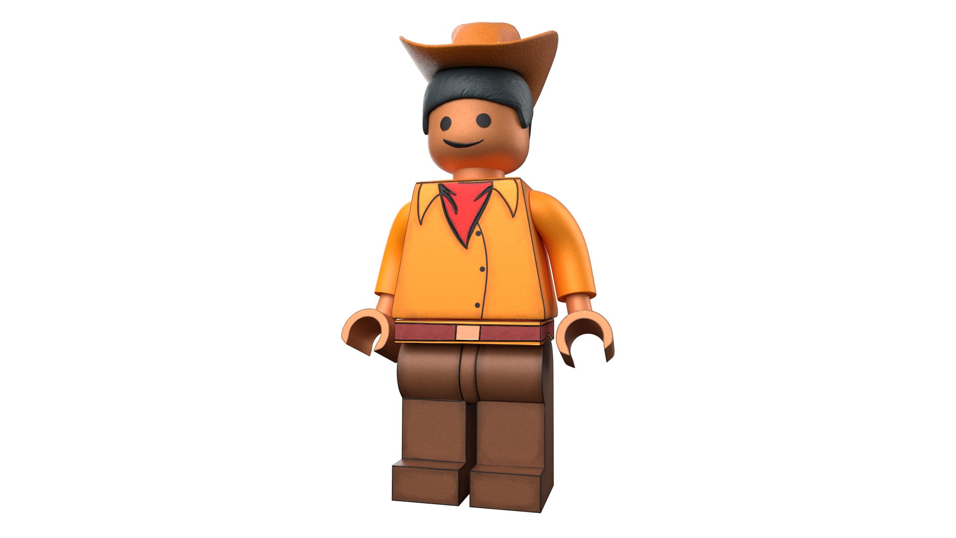 Lego Cowboy Family Model - TurboSquid 2386170