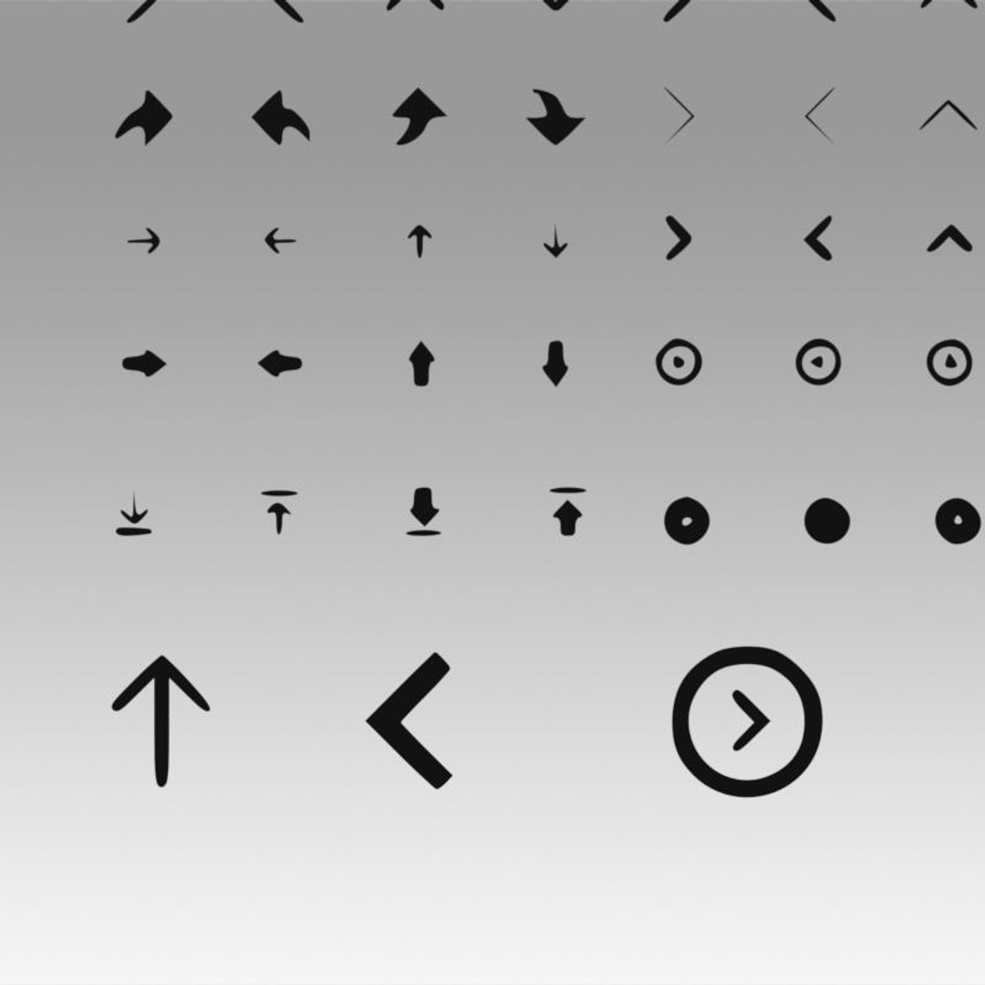 Arrow Sign 3D Model - TurboSquid 1393521