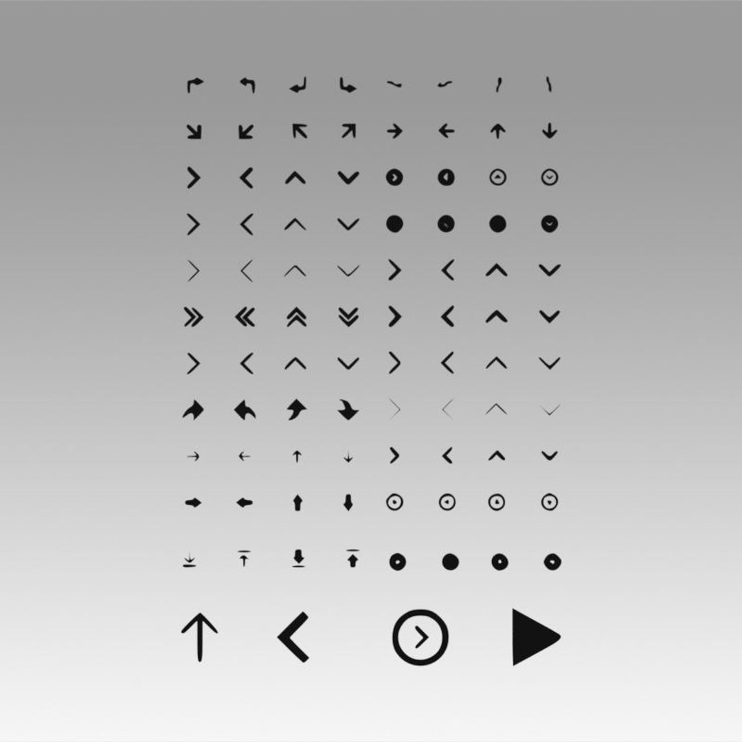 Arrow Sign 3D Model - TurboSquid 1393521