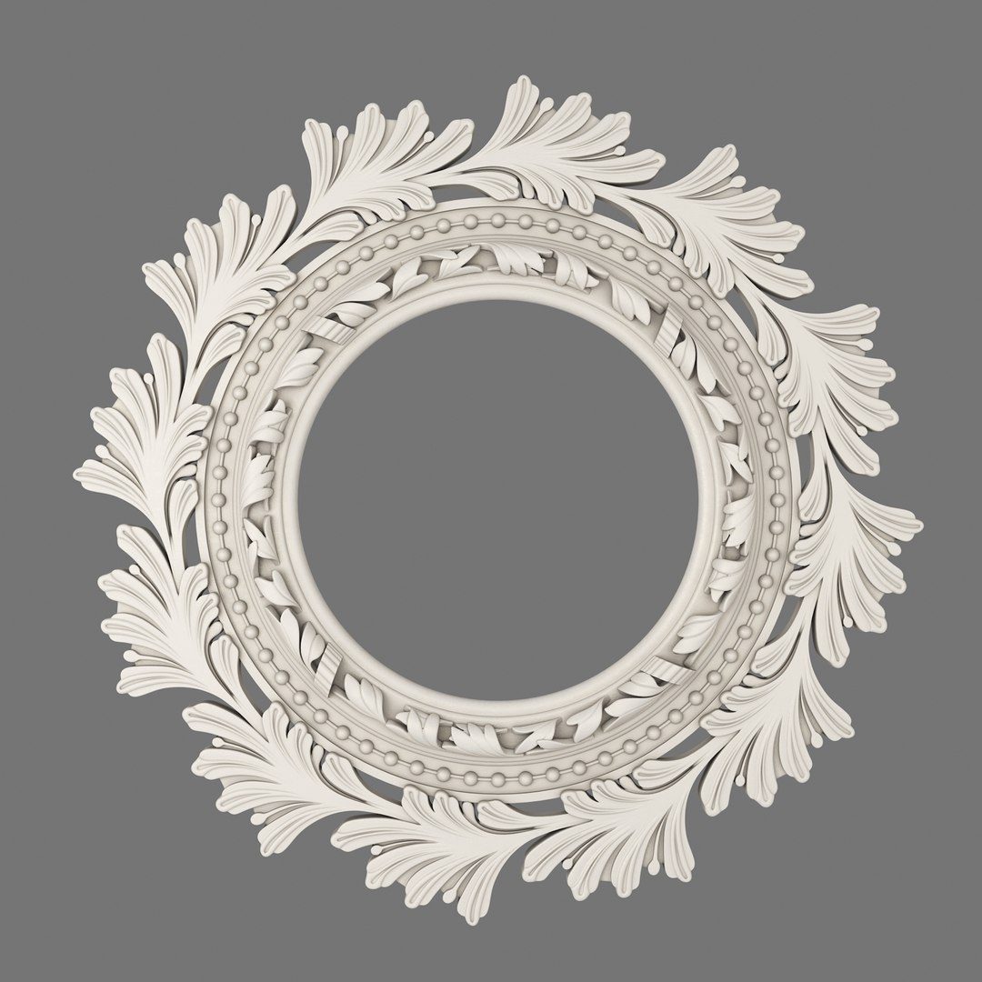 Classic Ceiling Plaster 3D Model - TurboSquid 1879246