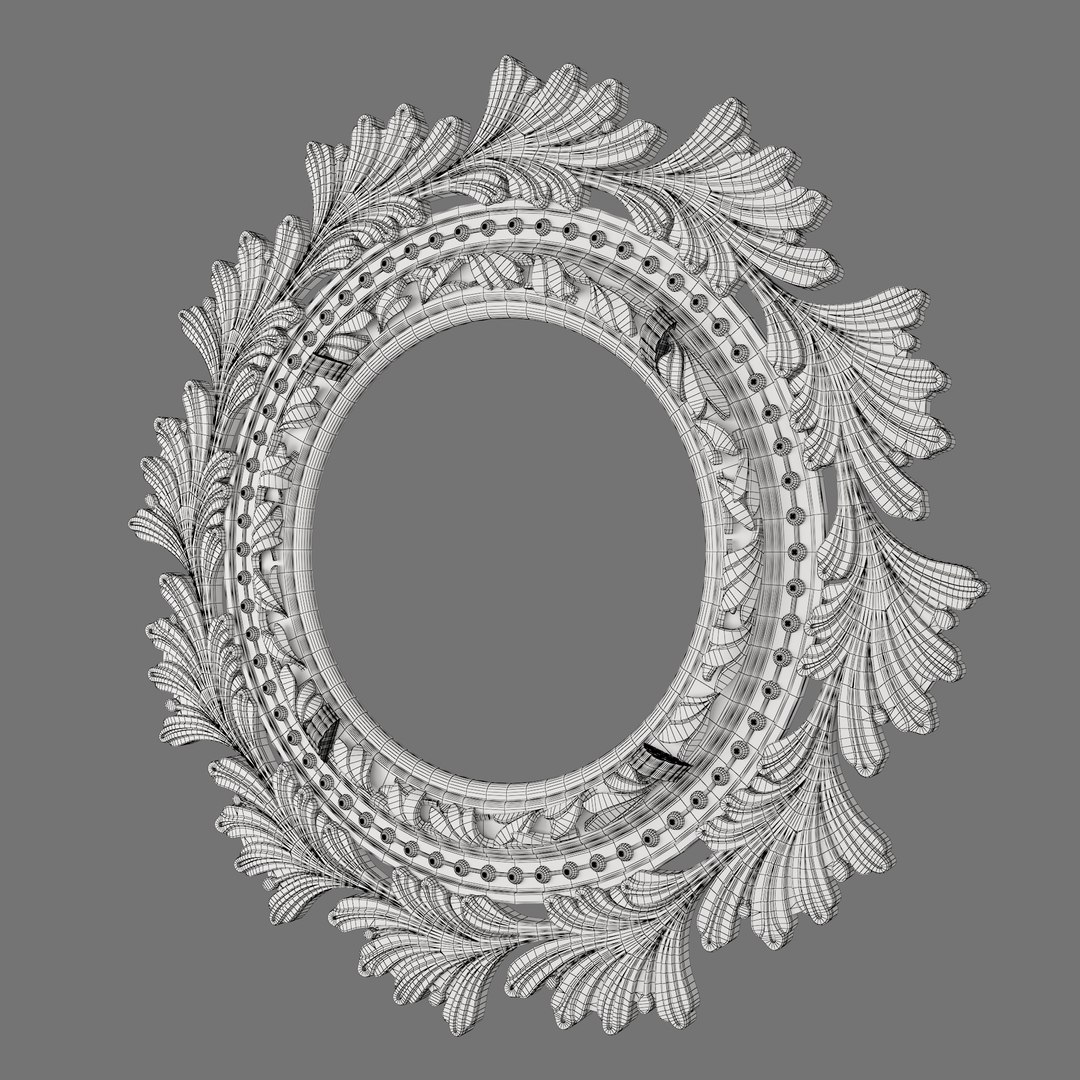 Classic Ceiling Plaster 3D Model - TurboSquid 1879246