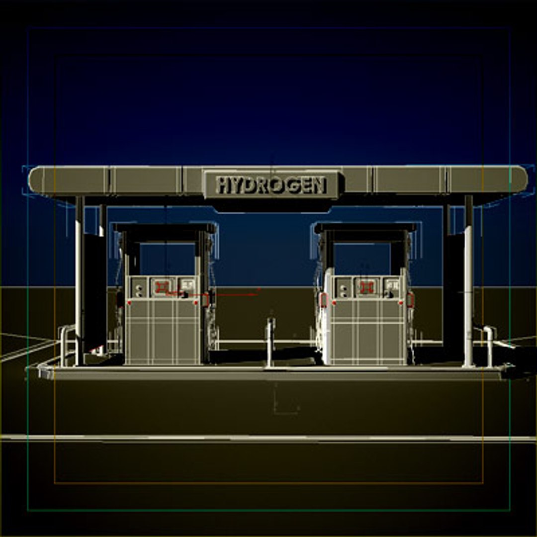 Station Hydrogen 3d Model